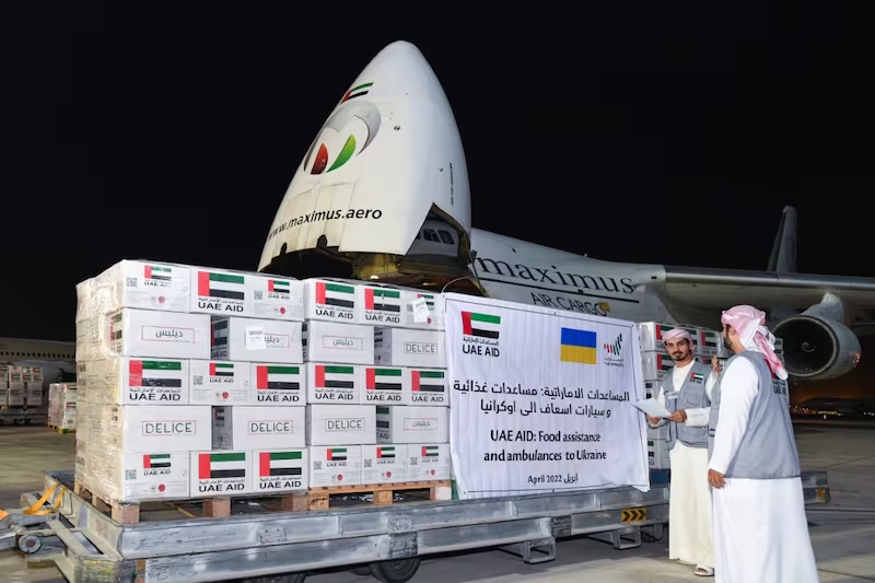 UAE Sends 50 Tonnes of Food Supplies to Ukraine in Continued Relief ...