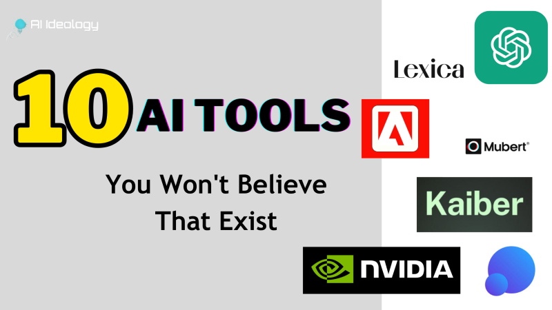 10 AI Tools You Won’t Believe Exist | by Aiideology | Medium