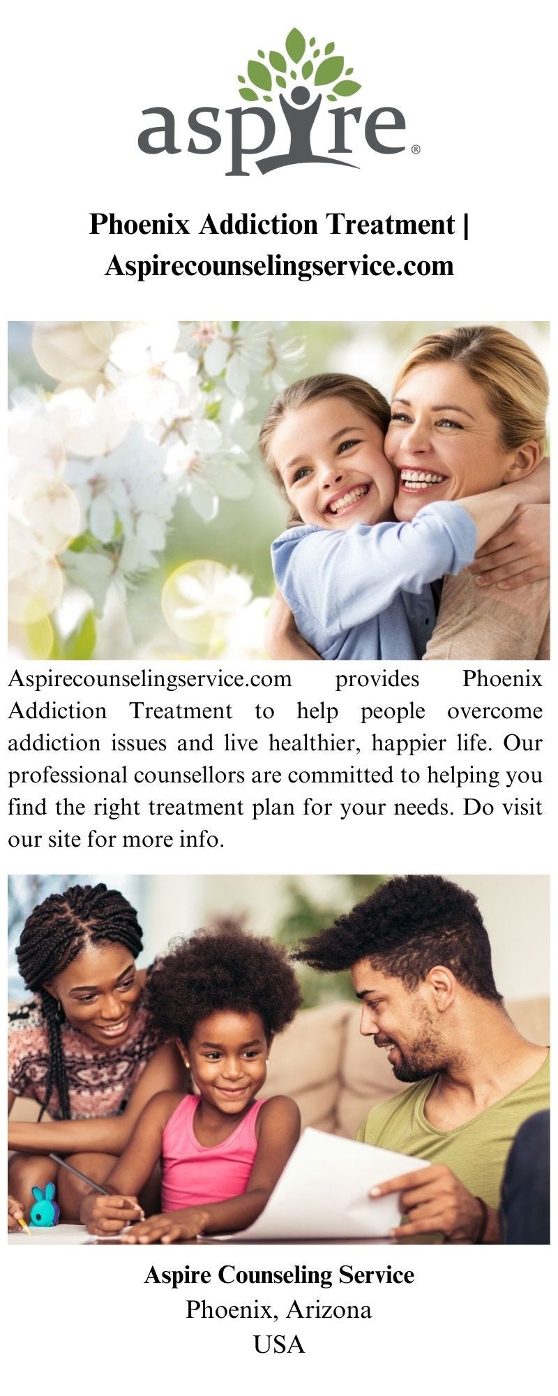Phoenix Addiction Treatment | Aspirecounselingservice.com - Aspire ...