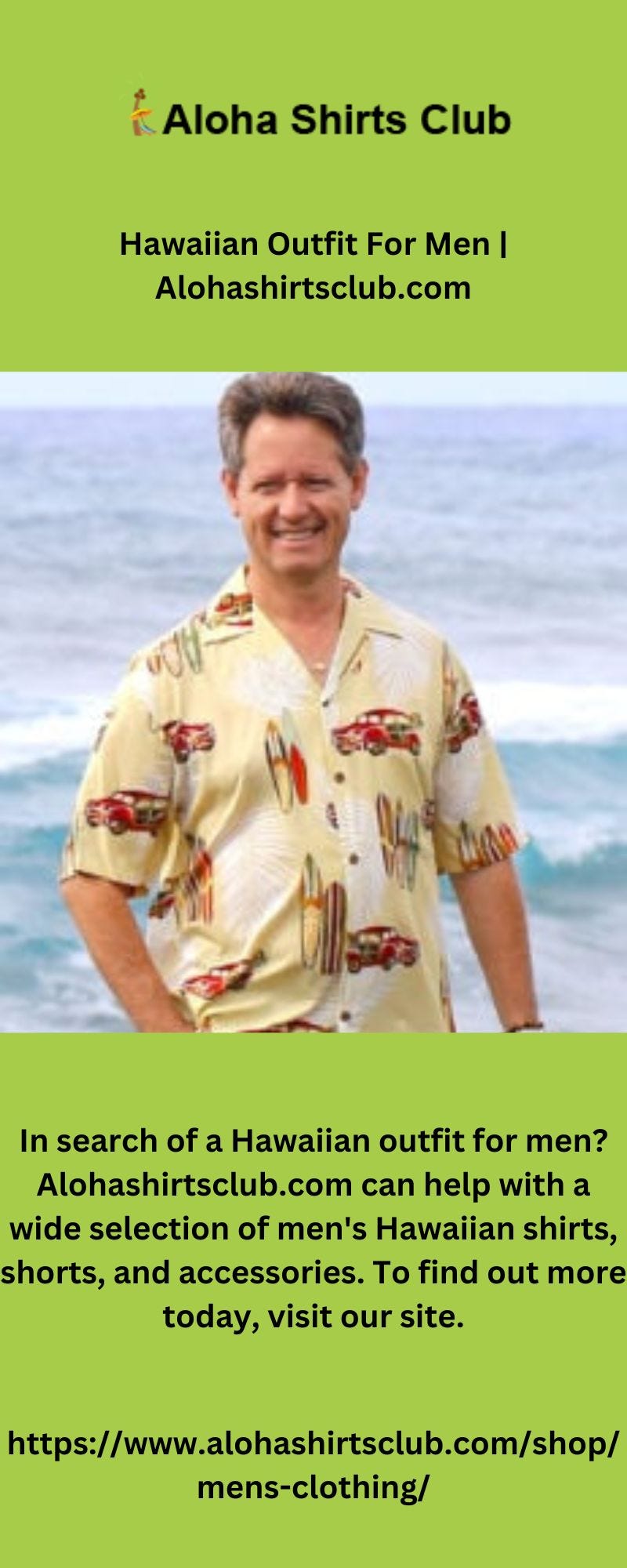 Hawaiian Outfit For Men | Alohashirtsclub.com - Hawaiianaloha - Medium