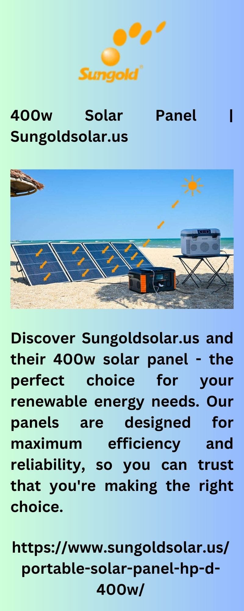 400w Solar Panel | Sungoldsolar.us - Shenzhensungold - Medium