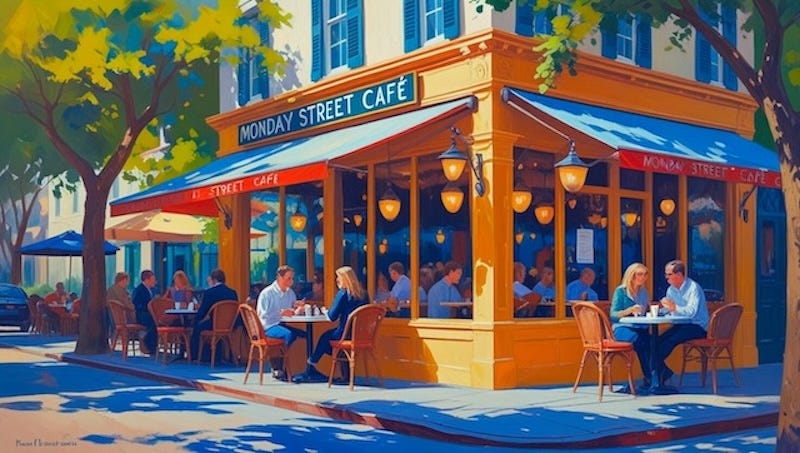 Monday Street Café. A portrait of a mother | by Kevin Bottomley | Long ...
