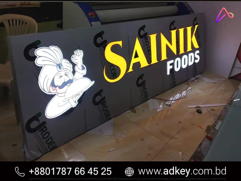 Acrylic LED Sign Board Advertising in Dhaka BD | by LED Display ...