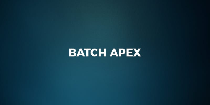 Interview Series: Batch Apex. Interviewer: Why do we use Batches? | by ...