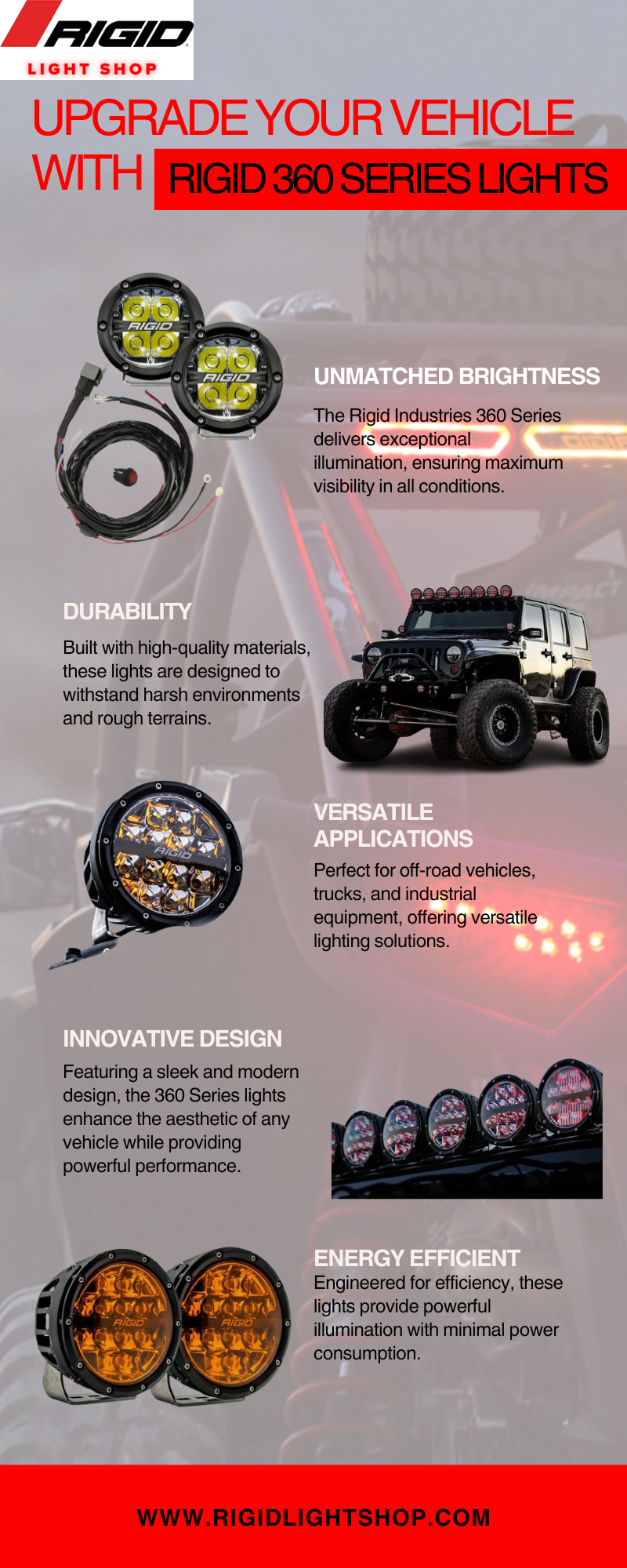 Upgrade Your Vehicle with Rigid Industries 360 Series Lighting - Rigid ...