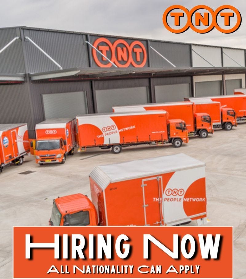 TNT Jobs — Jobs opening In Canada — Join Immediately - Sarah Khan - Medium