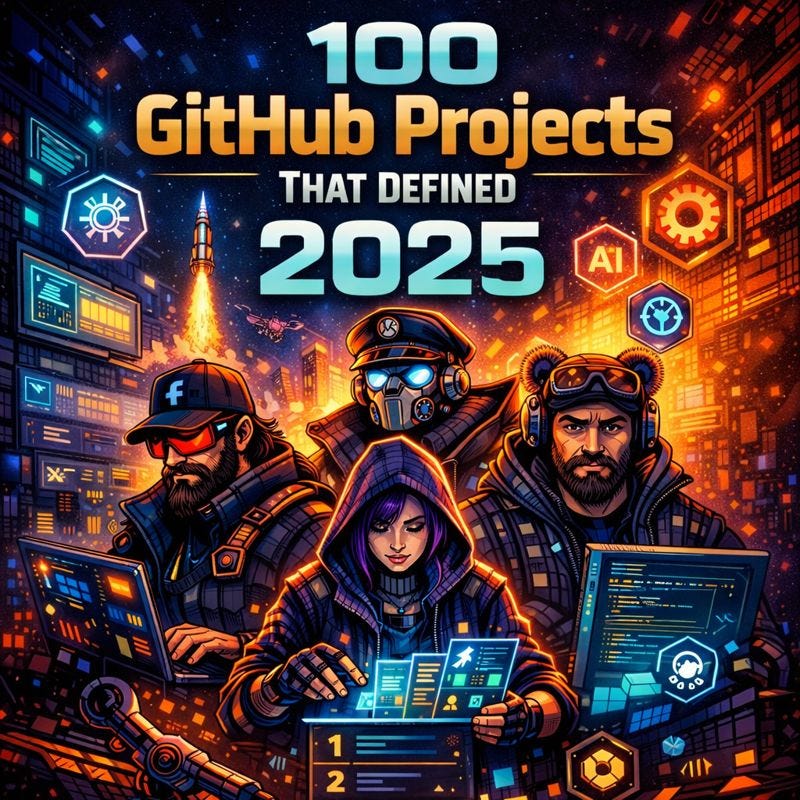 100 GitHub Projects That Defined 2025: A Community-Driven Ranking | by Aymen El Amri | Dec, 2025 ...