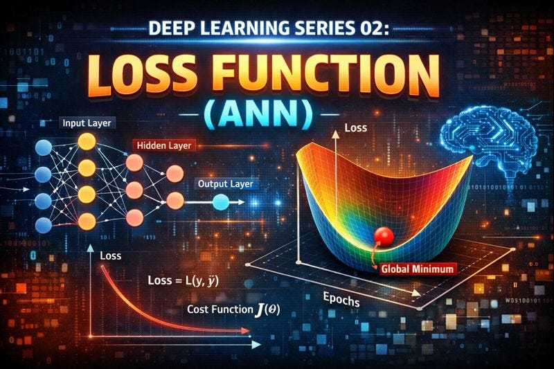 🔥Deep Learning Series 02: Loss Function (ANN) | by SAQUIB HUSSAIN ...