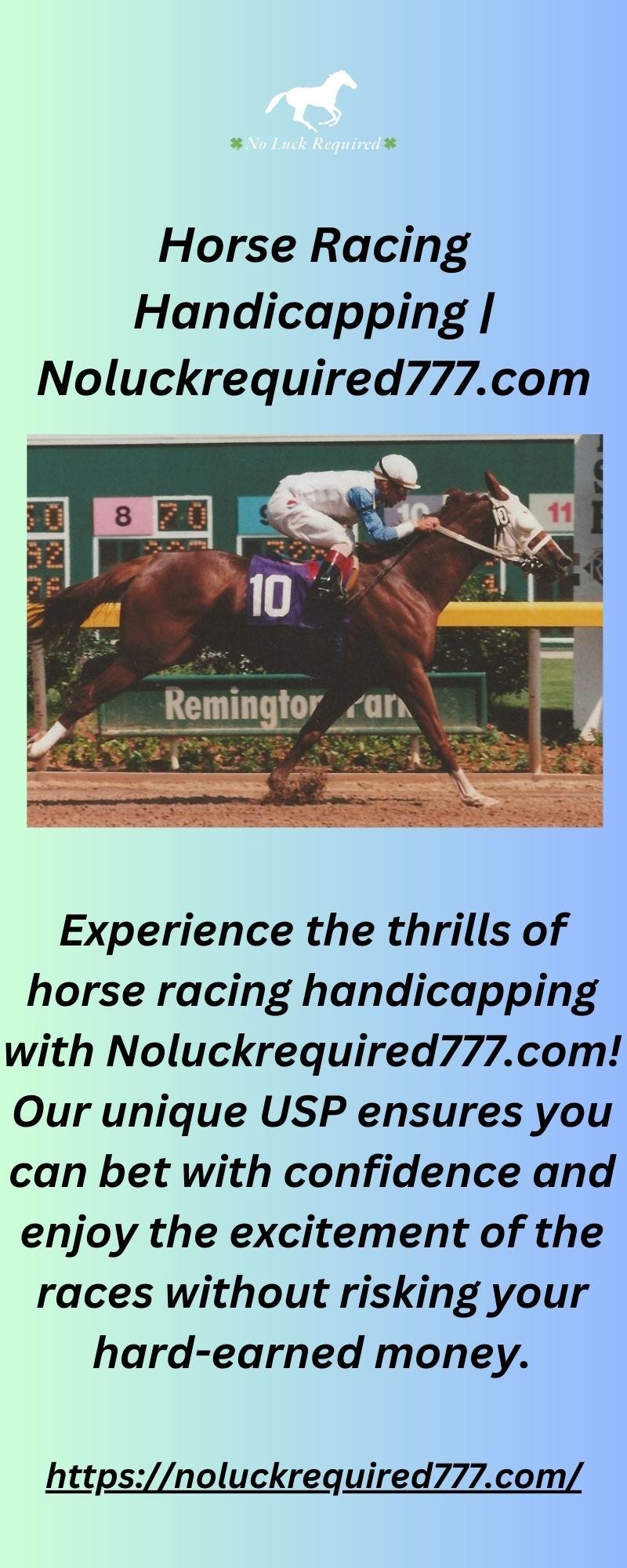 Horse Racing Handicapping | Noluckrequired777.com - noluckrequired777 ...