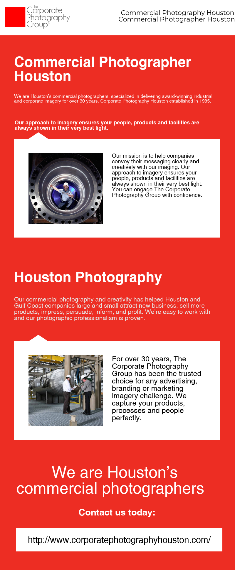 Commercial Photographer Houston. We provide best services to you. You ...