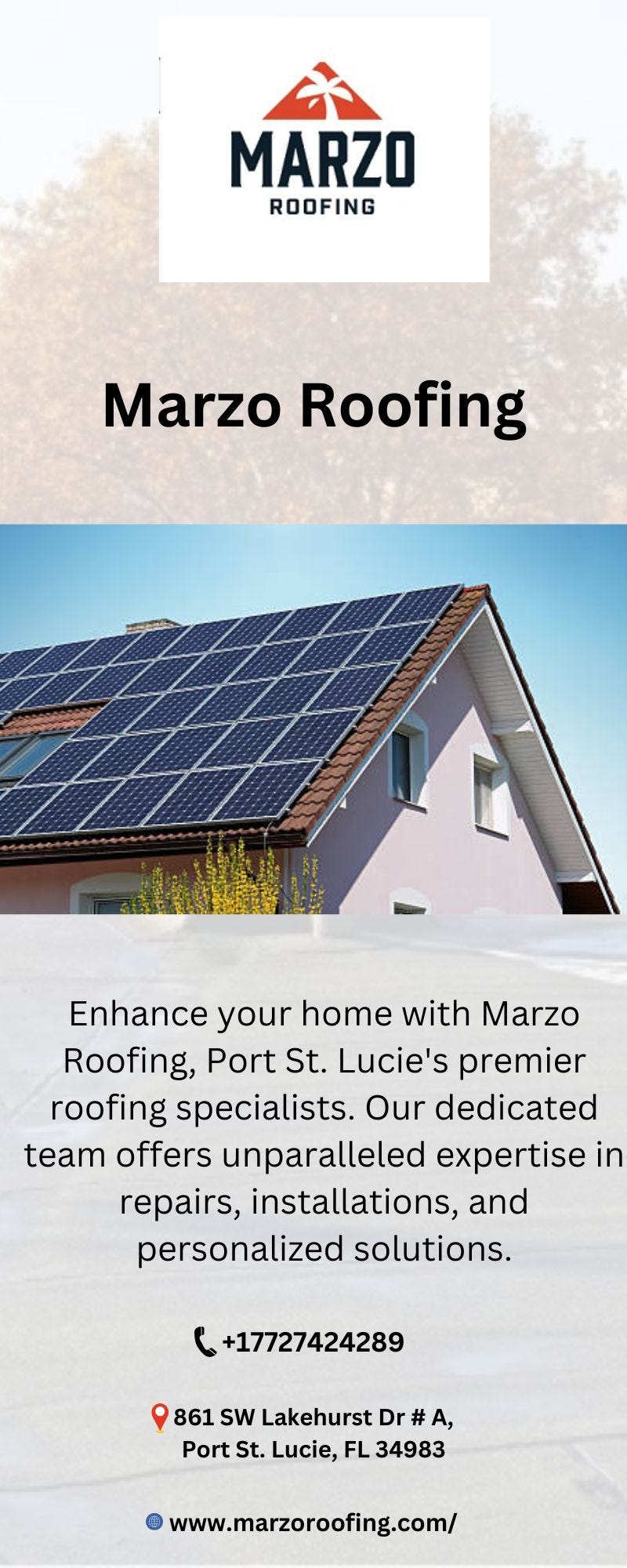 Your Trusted Roofing Company Port St Lucie At Marzo Roofing - Marzo ...
