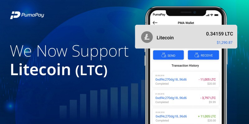We Now Support Litecoin. Our Mobile Wallet Apps (iOS and… | by PumaPay ...