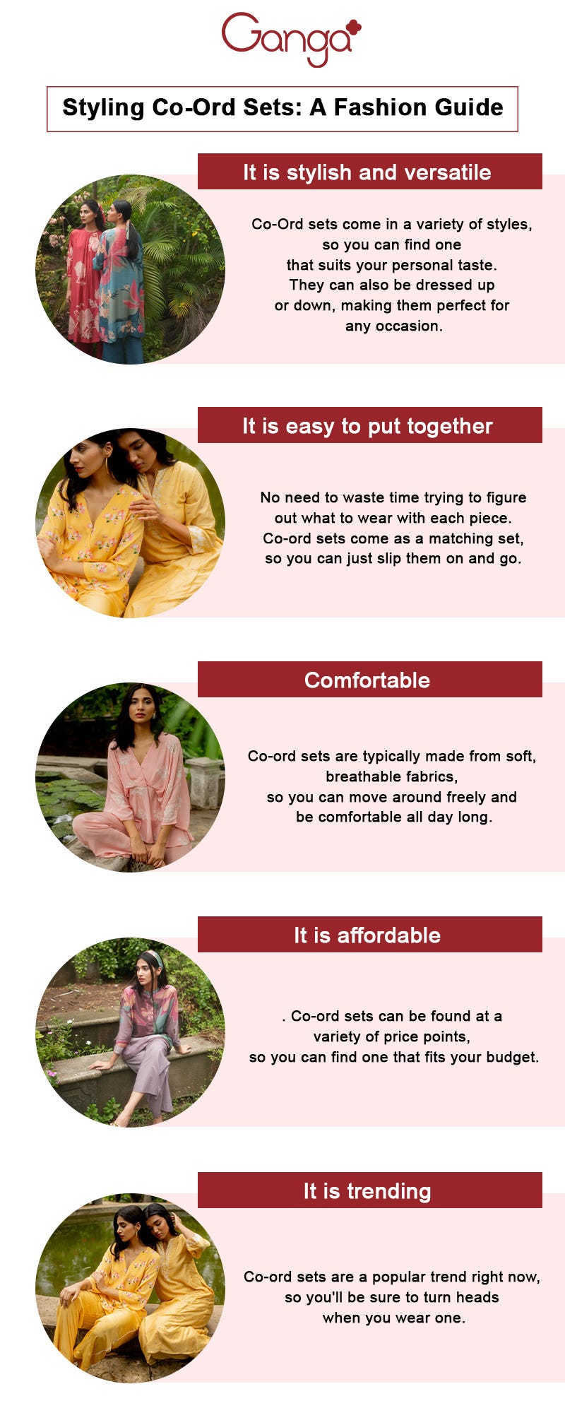 Styling Co-Ord Sets: A Fashion Guide - Ganga Fashions - Medium