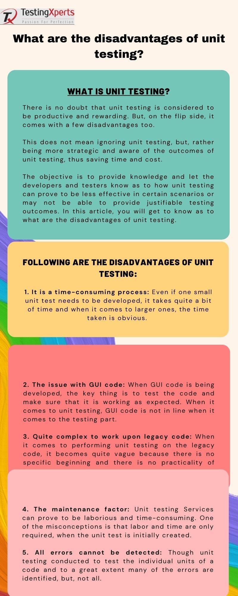 What are the disadvantages of unit testing? - Mariaa Martin - Medium