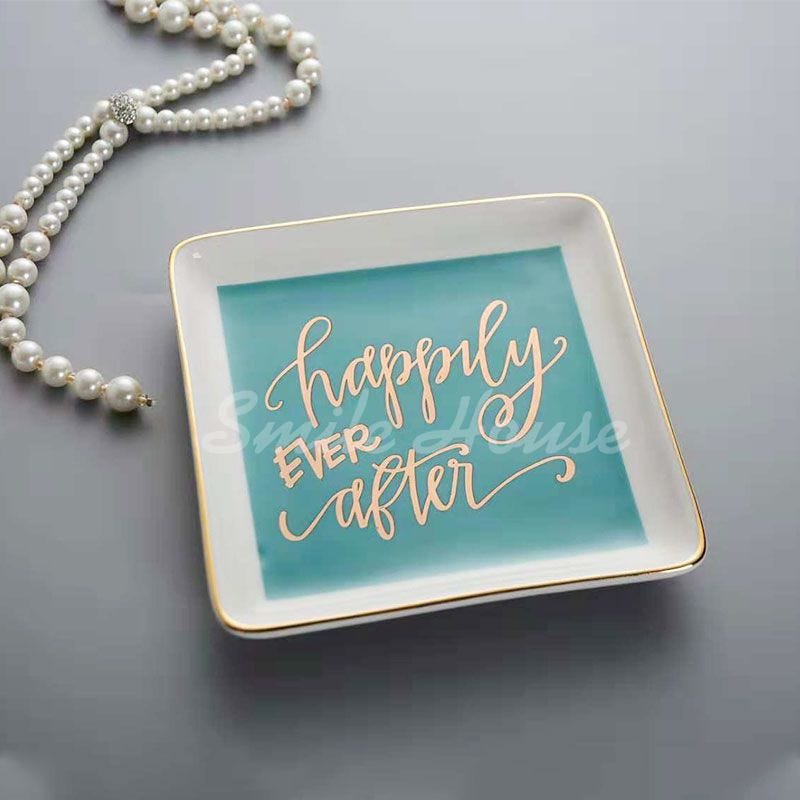 Square shaped ring dishes, jewelry dishes. trinket dishes | by Yjtchn ...