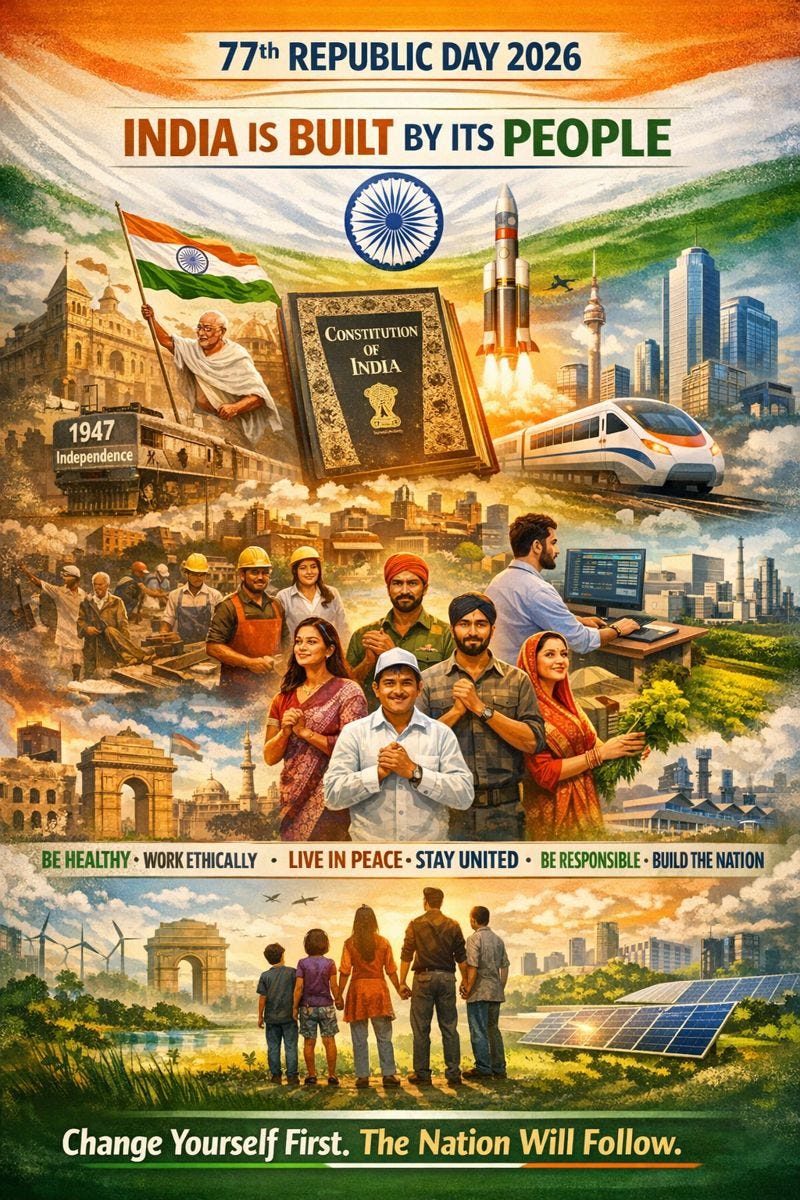 77th Republic Day (2026): India Is Built by Its People, Not Just Its ...