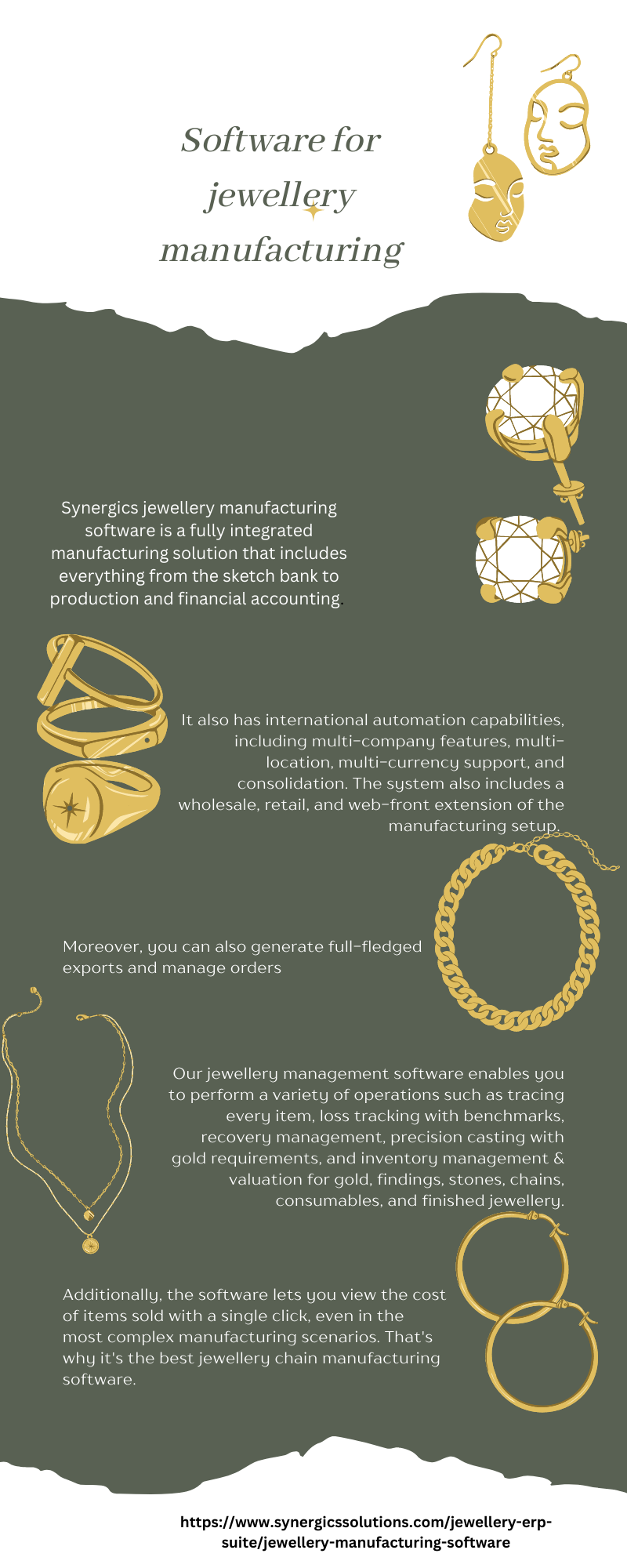 Software for jewellery manufacturing When you are making, distributing ...