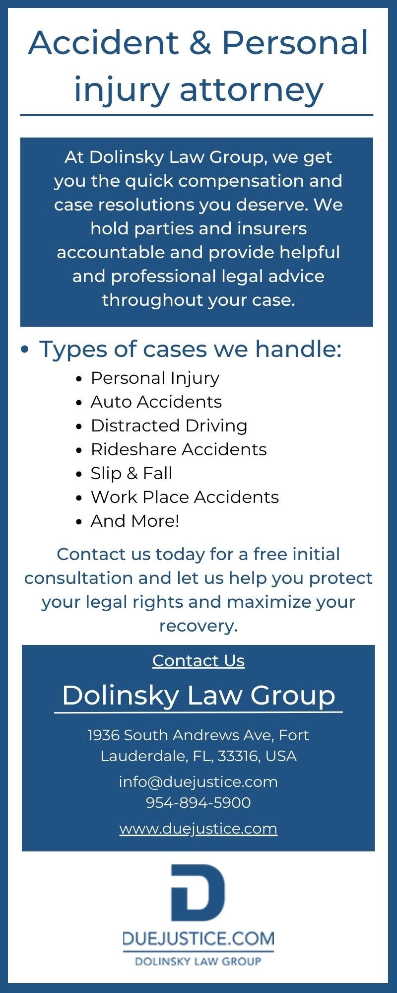 Personal Injury Attorney in Fort Lauderdale, FL - Dolinsky Law Group ...