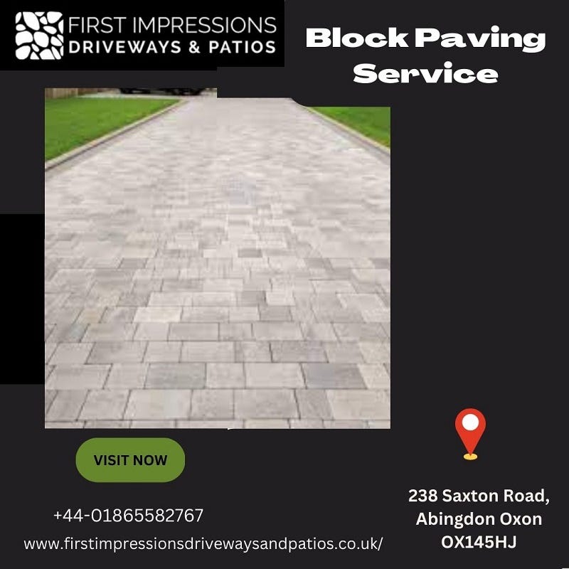 Block Paving Driveways in Oxfordshire & High Wycombe - First ...