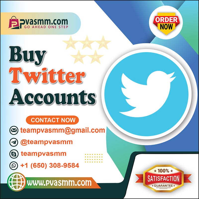Buy Twitter Accounts. If you want to more information just… | by Thomas ...