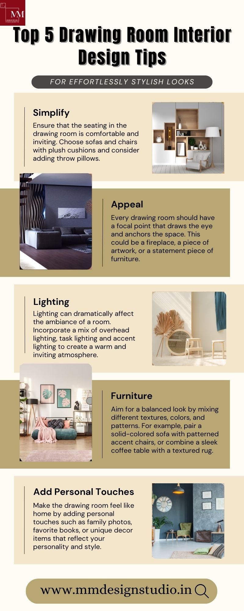 Top 5 Drawing Room Interior Design Tips - MM Design Studio - Medium