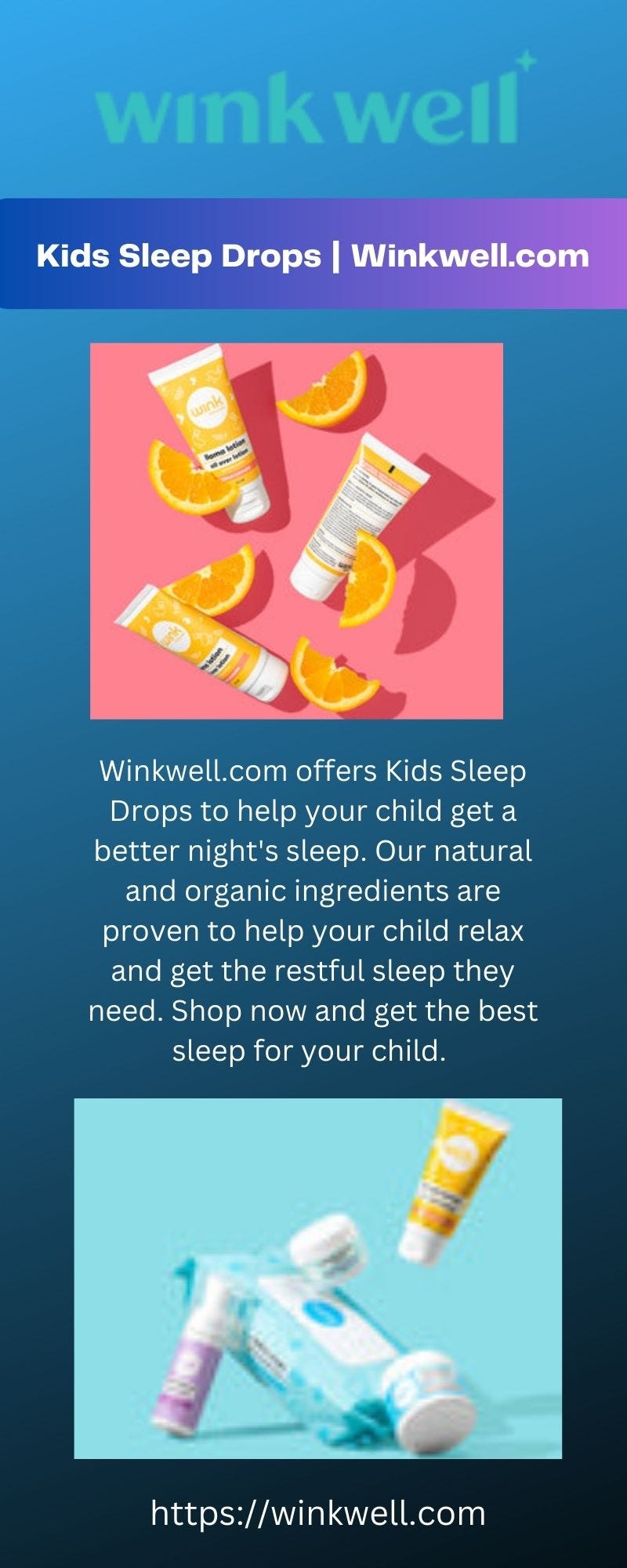 Kids Sleep Drops | Winkwell.com - wink well - Medium
