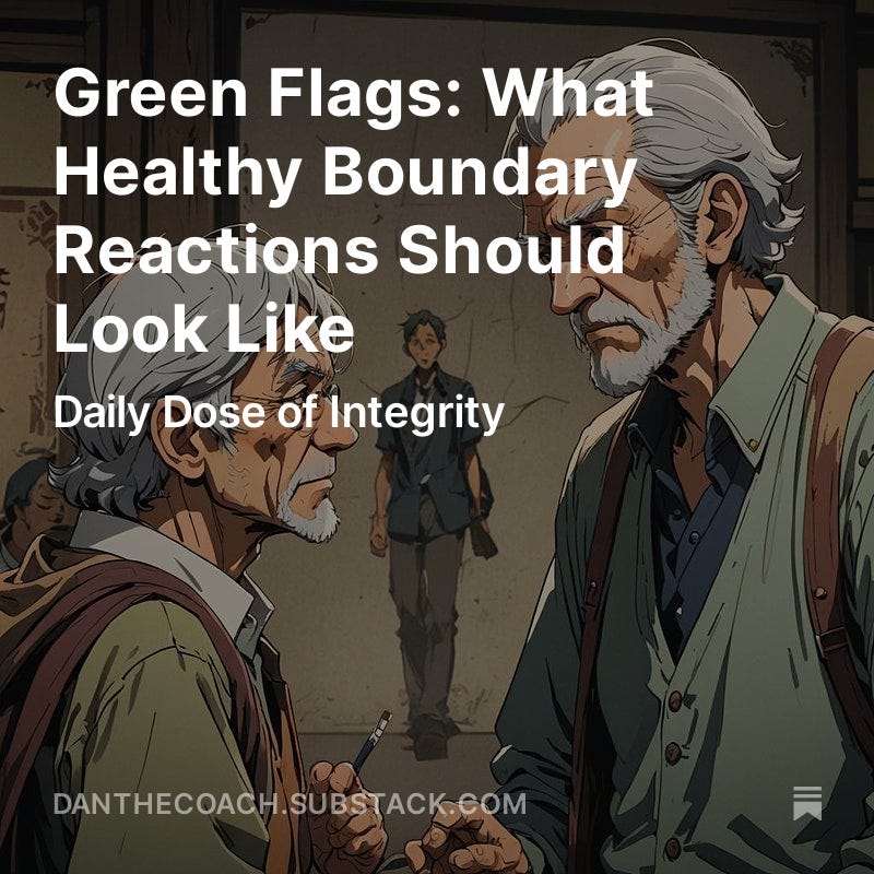 Green Flags: What Healthy Boundary Reactions Should Look Like | by ...