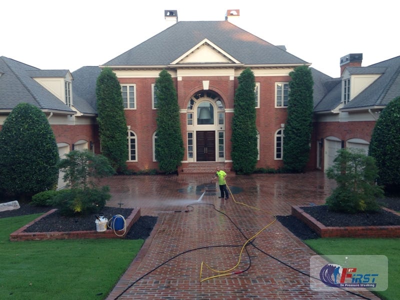 Residential pressure washing - First Pressure Washing Services - Medium