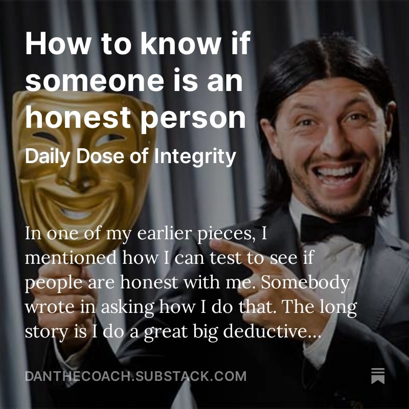 How to know if someone is an honest person | by Daniel Munro | Medium