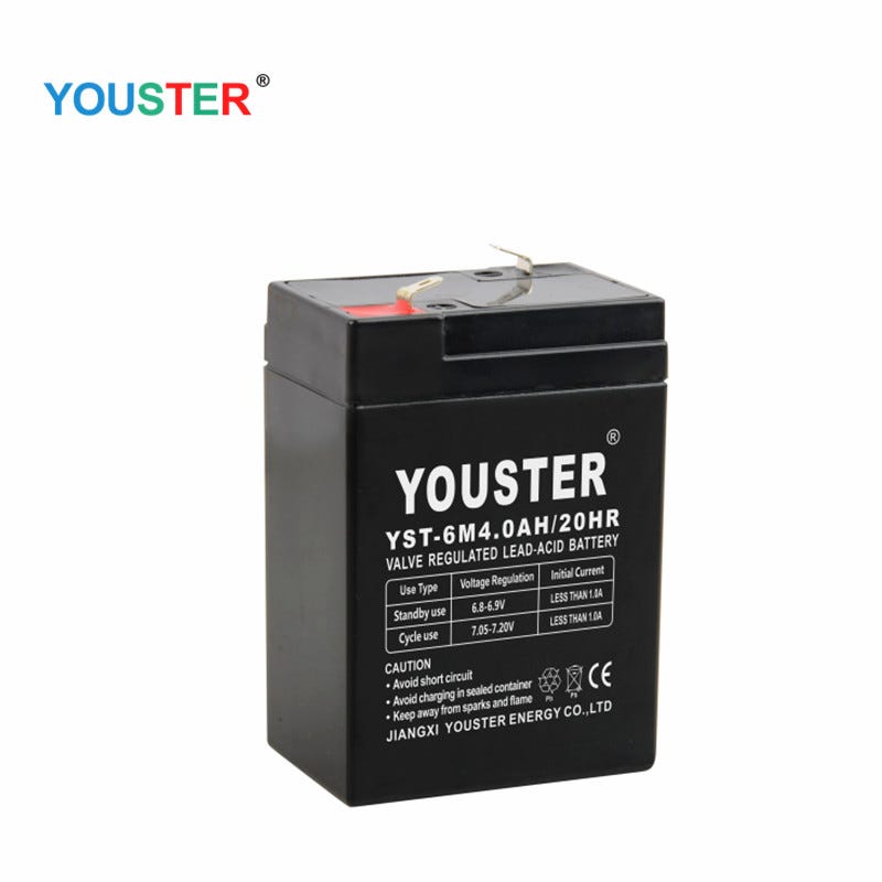 Factory price small sized agm lead acid battery 6v5.0ah for scale ...