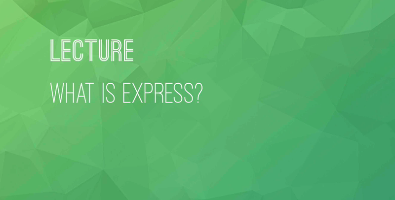What is Express?. So the logical question is now what is… | by Firat ...