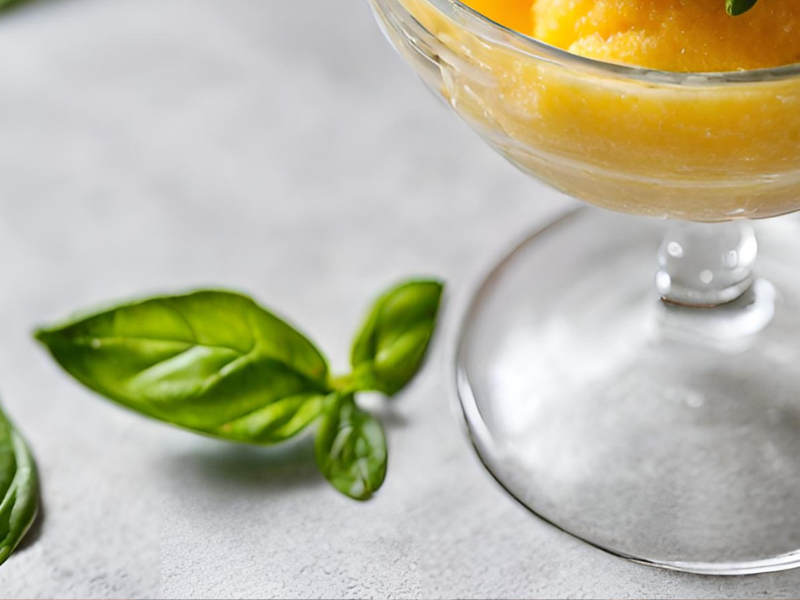 Tangerine Basil Sorbet Recipe. Refreshing, healthy, herby | by Fruit ...