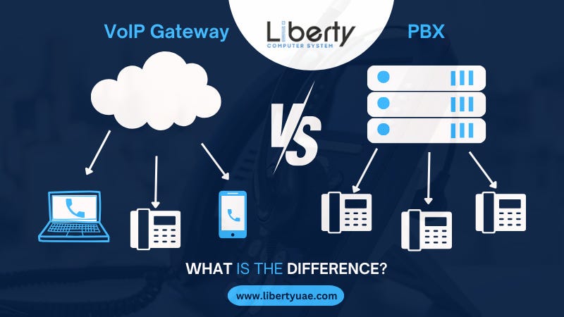 VoIP Gateway VS. PBX: What Is The Difference? - Liberty Computer System - Medium