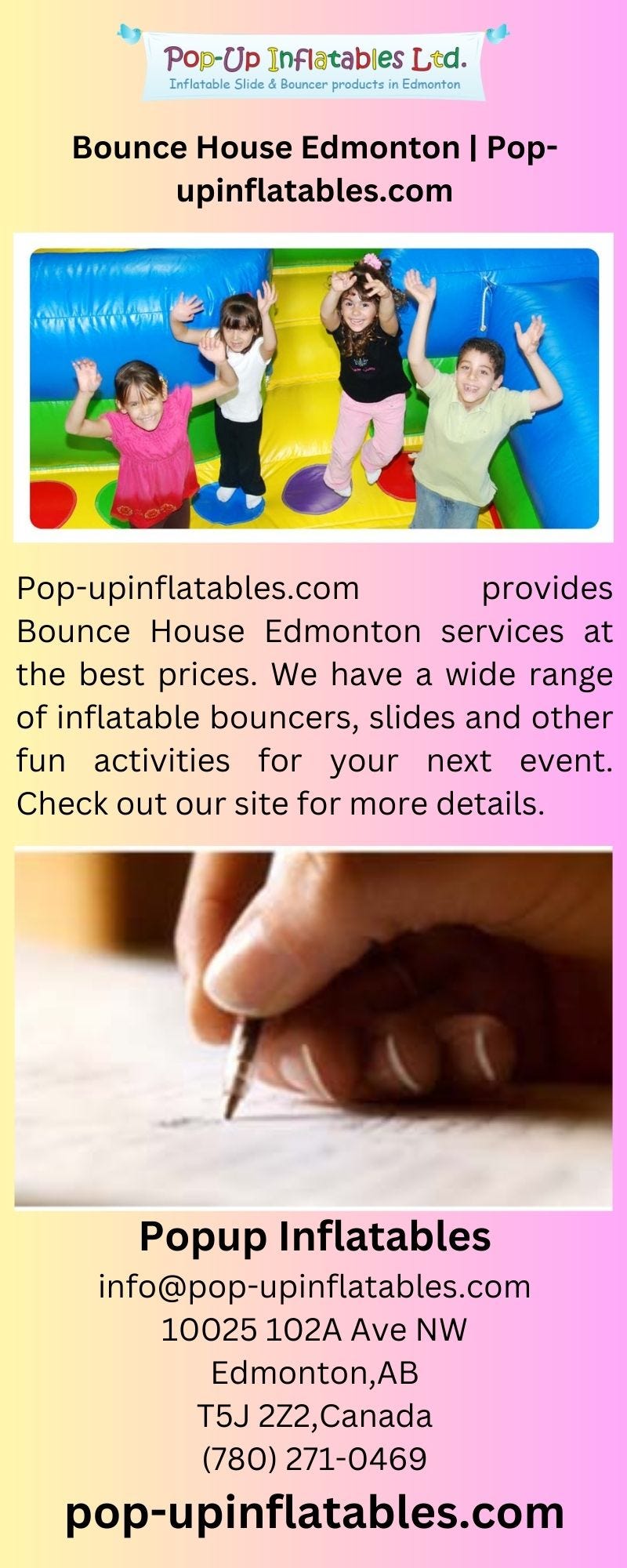 Bounce House Edmonton | Pop-upinflatables.com - Inflatablesp - Medium