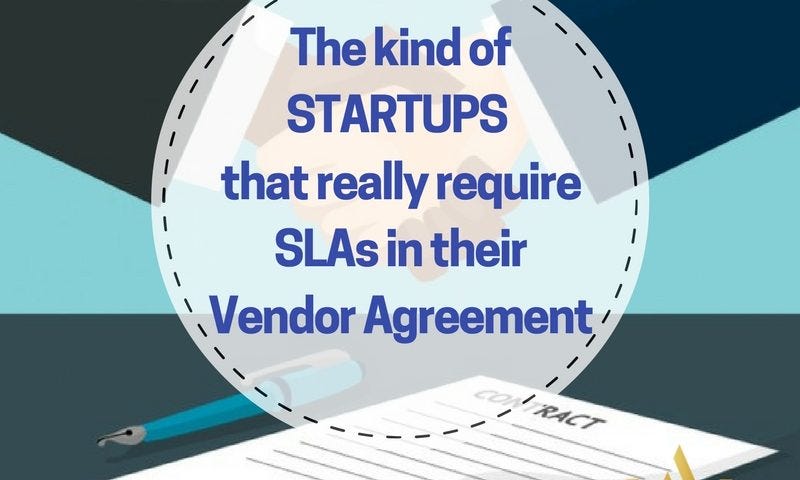 Does your Indian Entity really require SLAs in their Vendor Agreement ...
