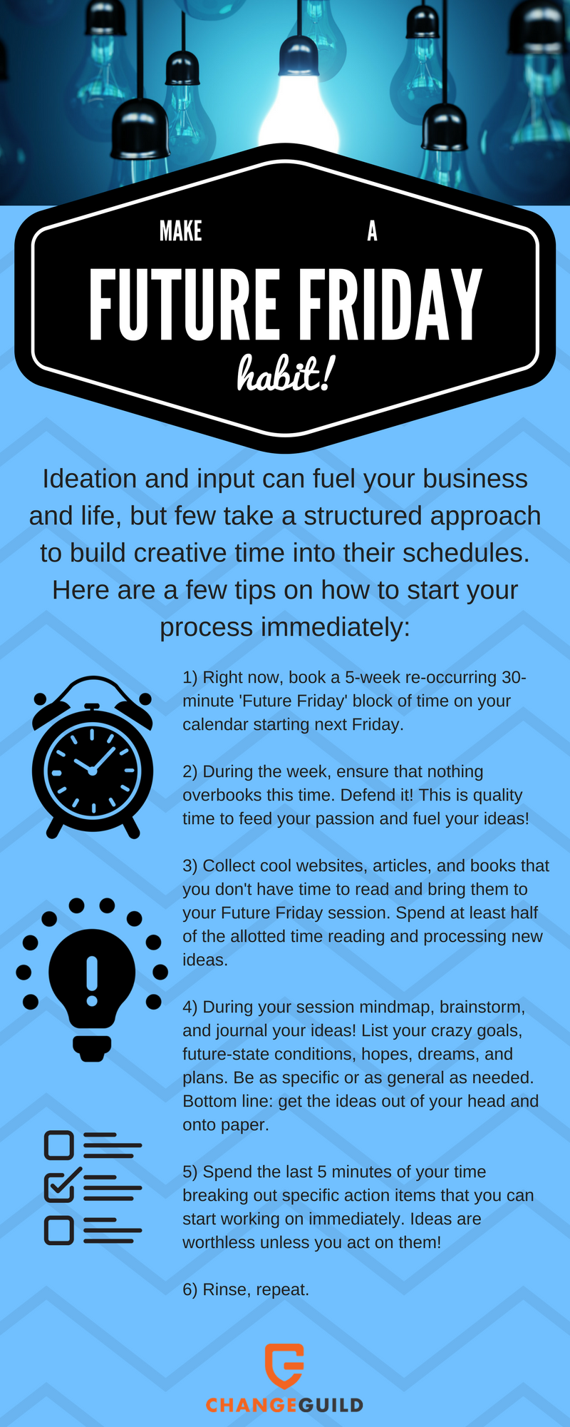 Create a ‘Future Friday’ Habit!. Creating the time and space to ideate ...
