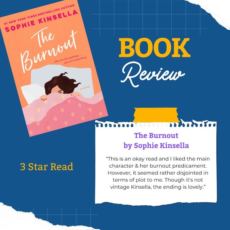 The Burnout by Sophie Kinsella: Book Review - Anne Brooke - Medium