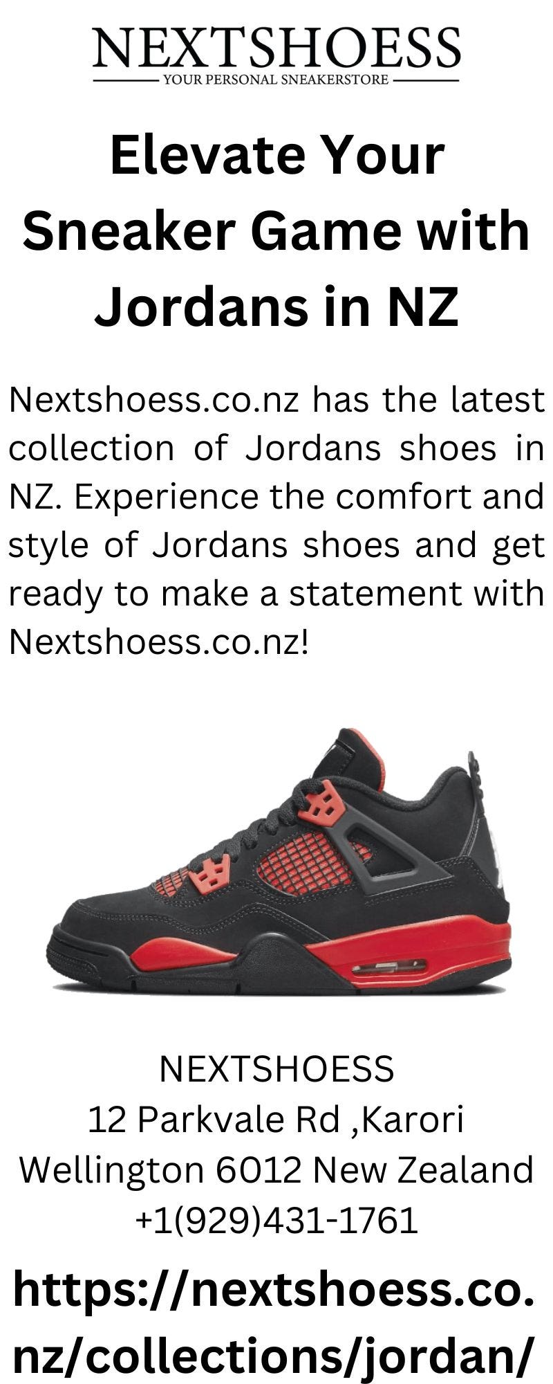 Elevate Your Sneaker Game with Jordans in NZ - Nextshoess - Medium