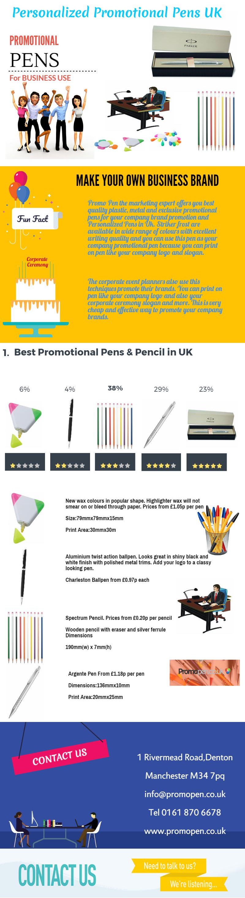 Promotional Pens For Your Business Brand — Promo Pen | by Prom Open ...
