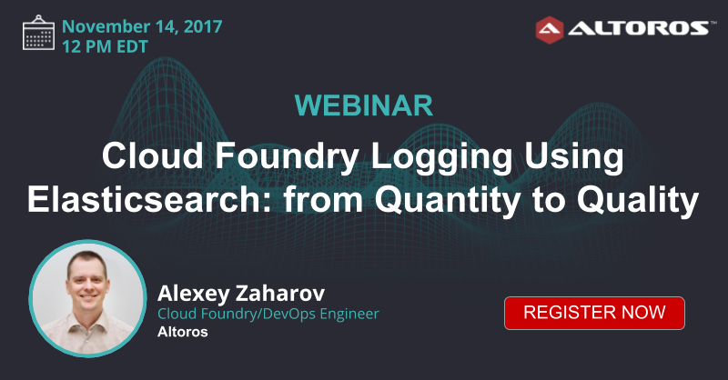Cloud Foundry Logging Using Elastic Stack: from Quantity to Quality | by Altoros | Altoros Blog ...