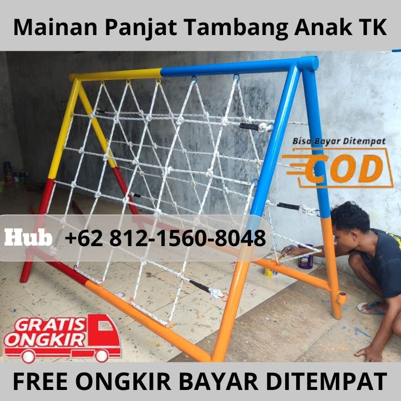 WA +62 812–1560–8048 FREE ONGKIR LUR!! Mainan Panjat Tambang Anak Tk Minimalis Dan Mainan ...