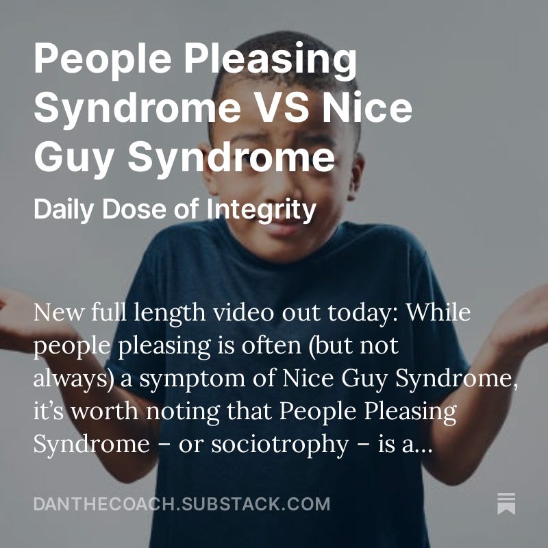 People Pleasing Syndrome VS Nice Guy Syndrome | by Daniel Munro | Medium