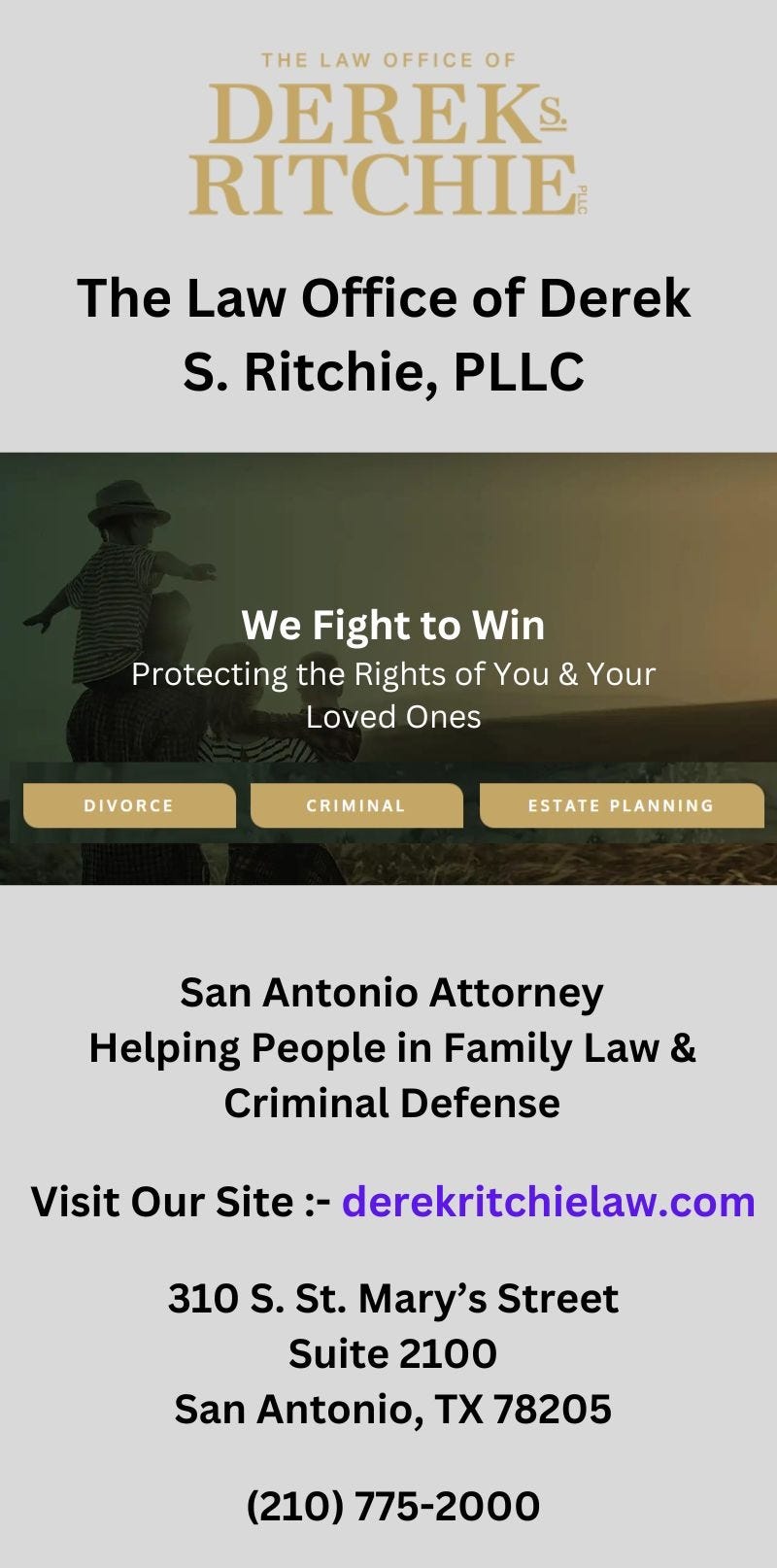 Take a Look at Derek S Ritchie Law Firm - The Law Office of Derek S ...
