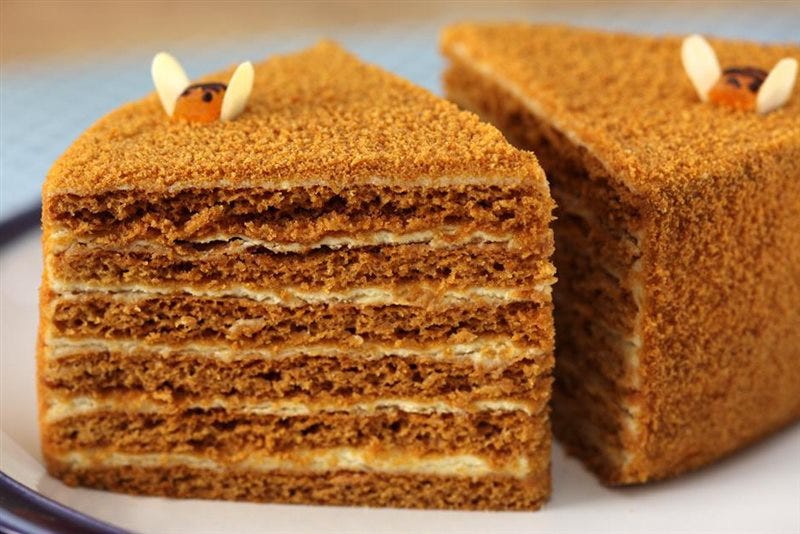 Russian Cake With Condensed Milk | by Alorecipes | Medium