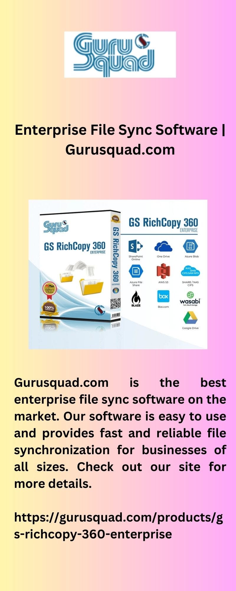 Enterprise File Sync Software | Gurusquad.com - guru squad - Medium