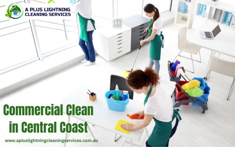 Keep Your Workplace Sparkling Clean with Commercial Clean Central Coast ...