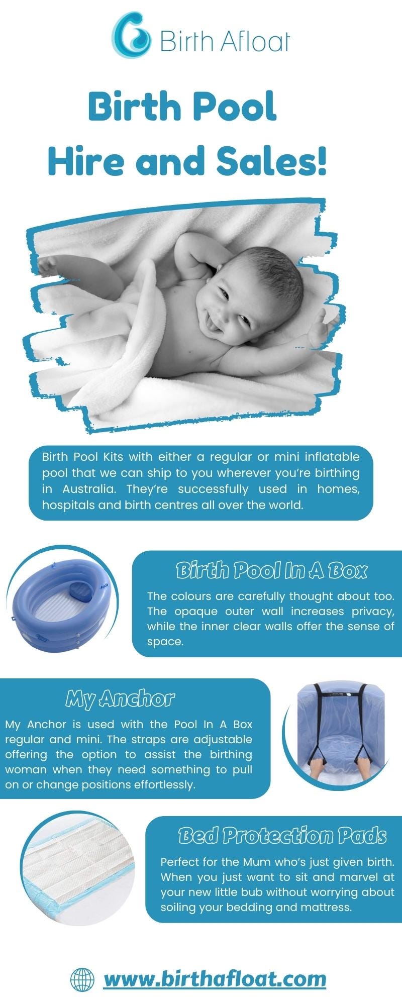 Shop Birth Pools and Water Birth Pool Accessories — Birth Afloat | by ...