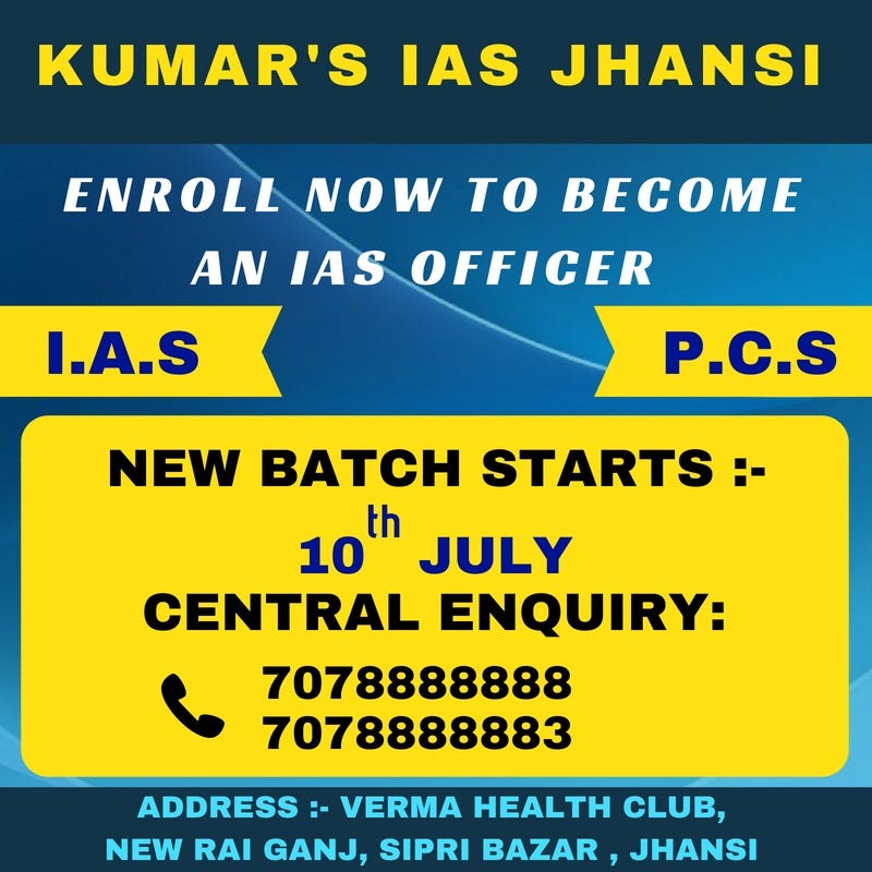 Kumar’s IAS — Best IAS PCS Coaching in Jhansi | by Kumars IAS | Medium
