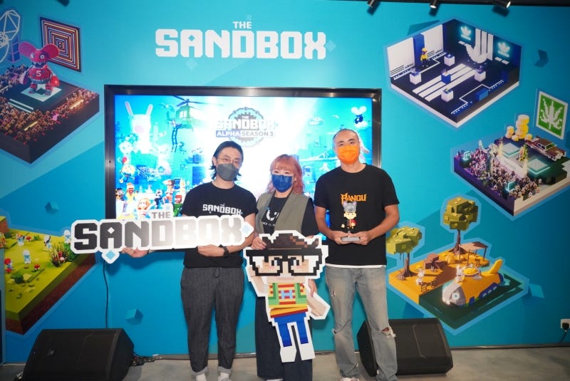The Sandbox Decides to Come into Physical World with Pop-Up in Hong ...