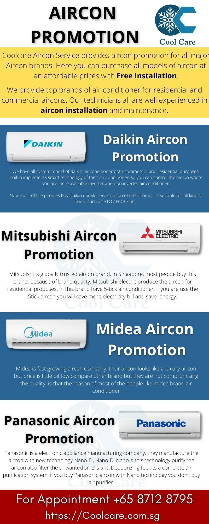 AIRCON PROMOTION - Aircon Servicing - Cool Care - Medium